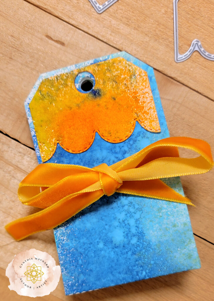 Art by Marlene Ini Mini Zig-Zag Tag Journal