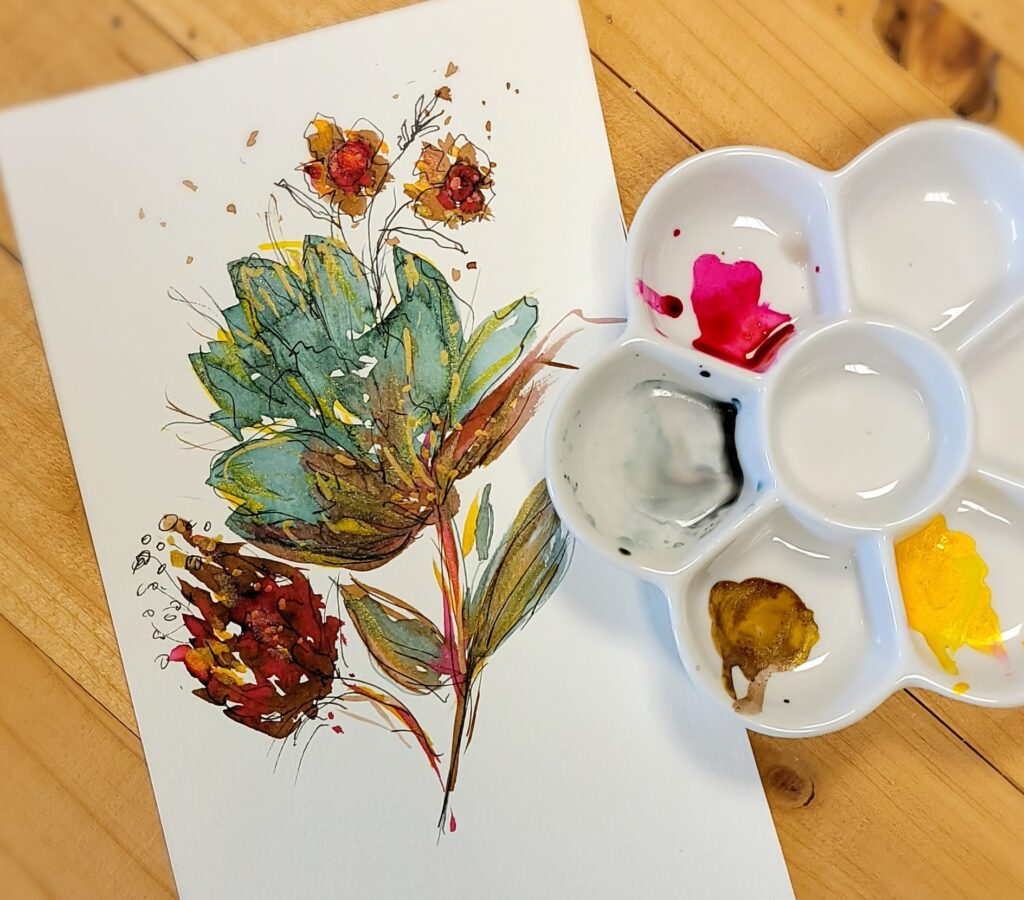 Painting with Inks & Video