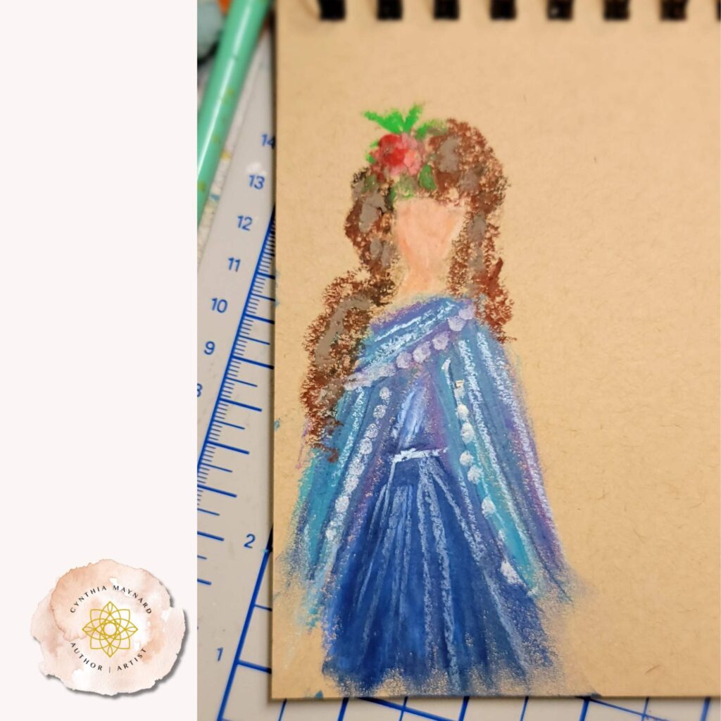 Oil Pastel Storybook Character Paintings